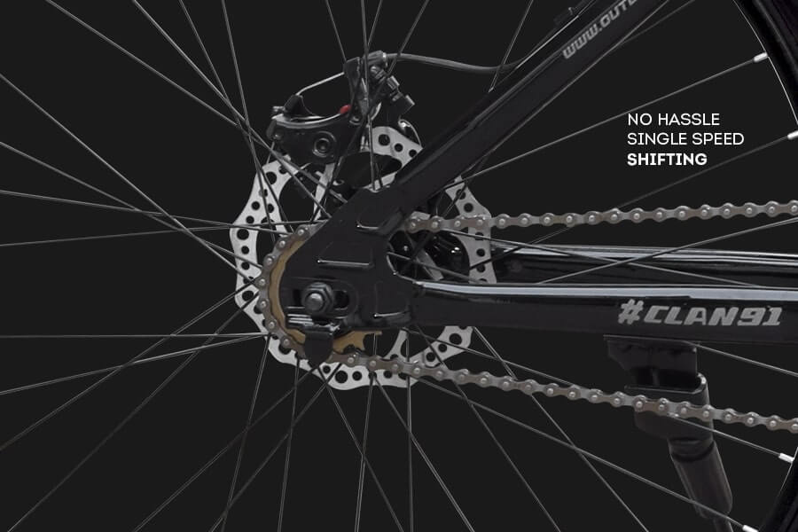 Buy Drago 24T Single Speed Cycle by 91 Online | Ninety One Bicycles